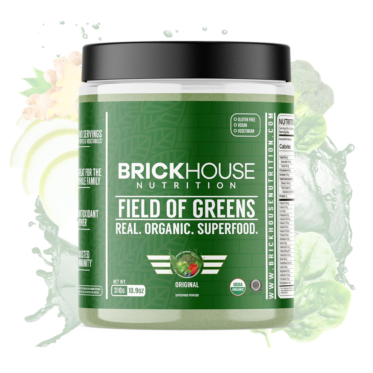 BRICKHOUSE NUTRITION super greens powder