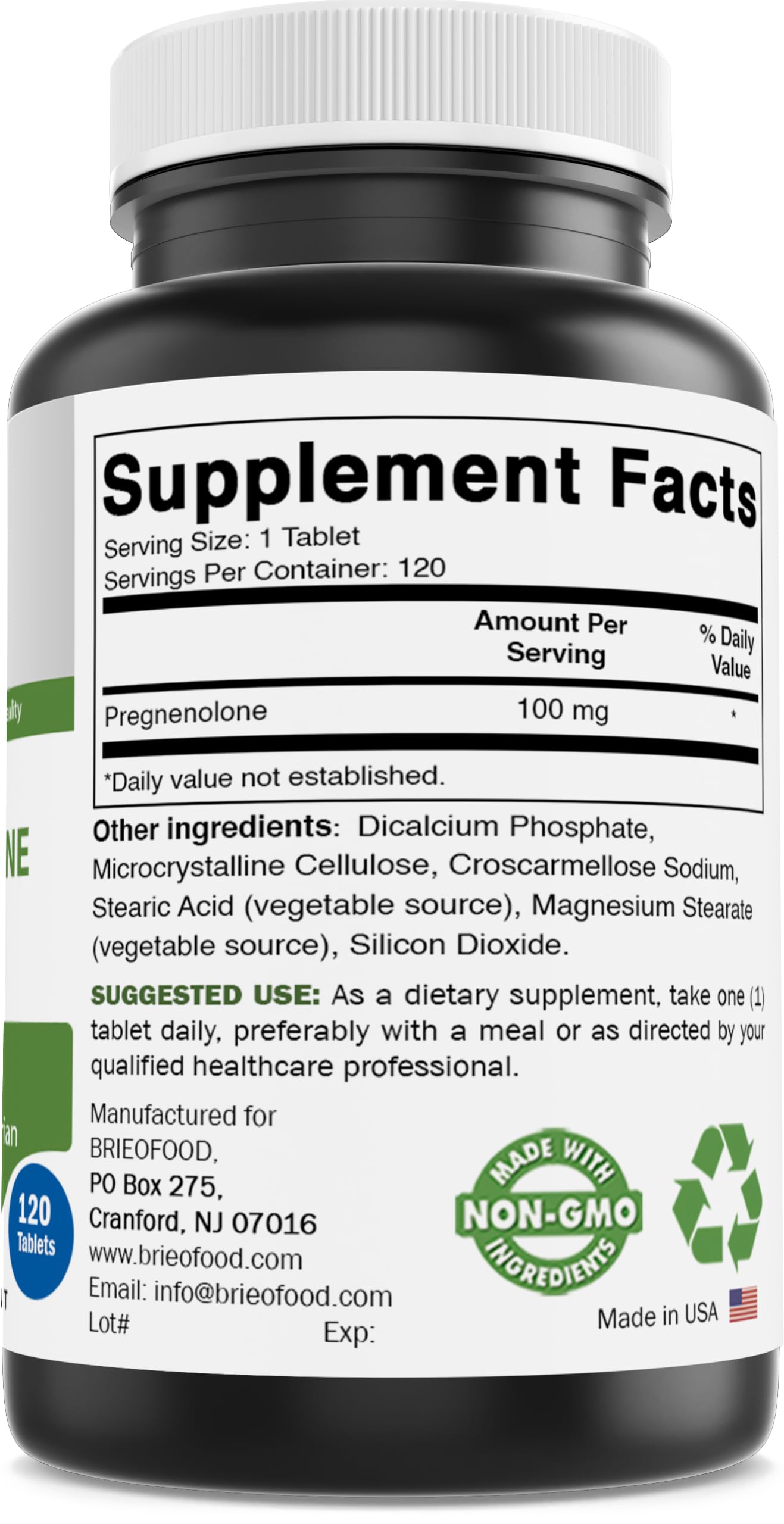 Brieofood 100 mg hormone health formula