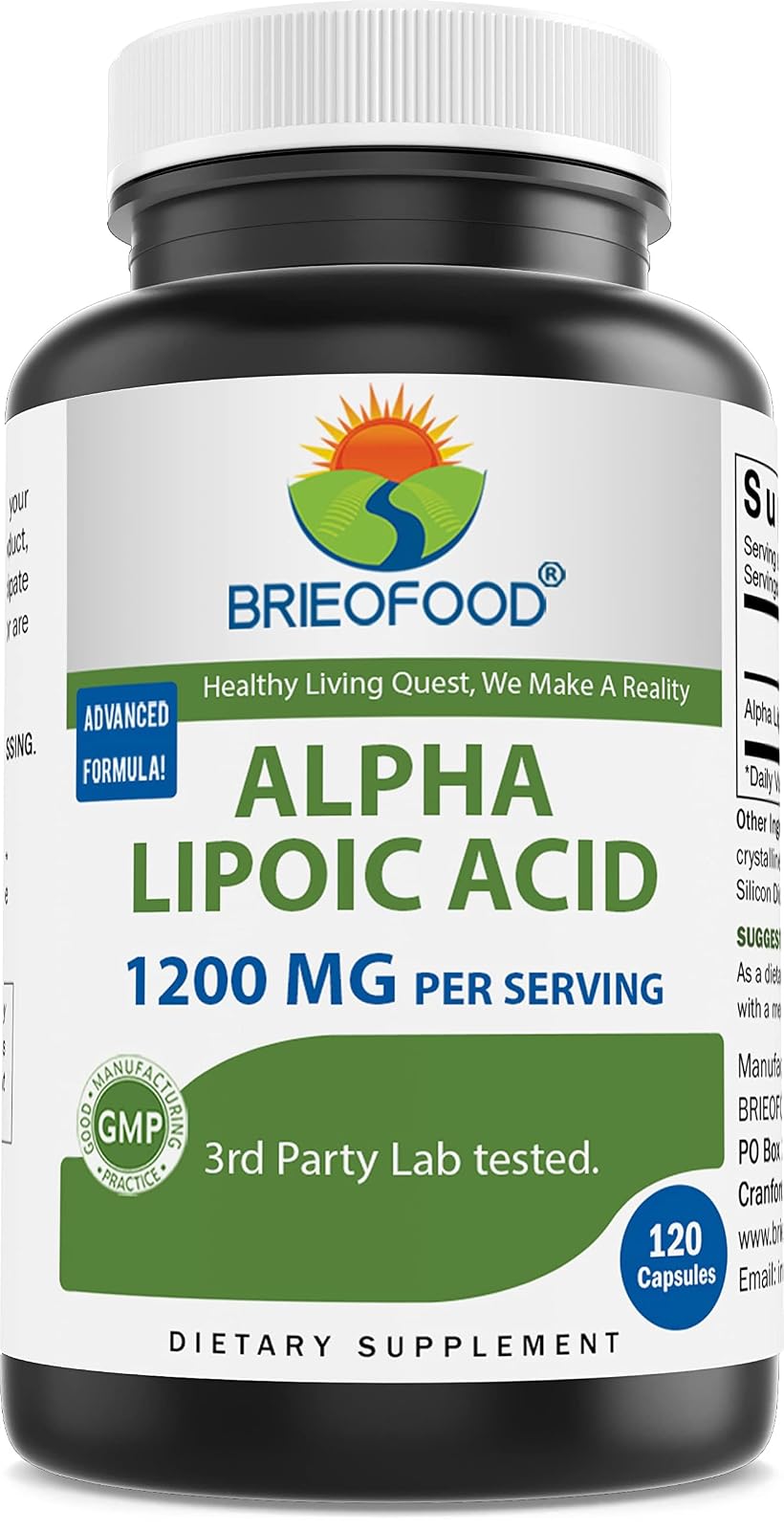 Brieofood alpha lipoic acid capsules