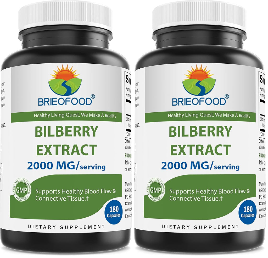 Brieofood bilberry extract capsules