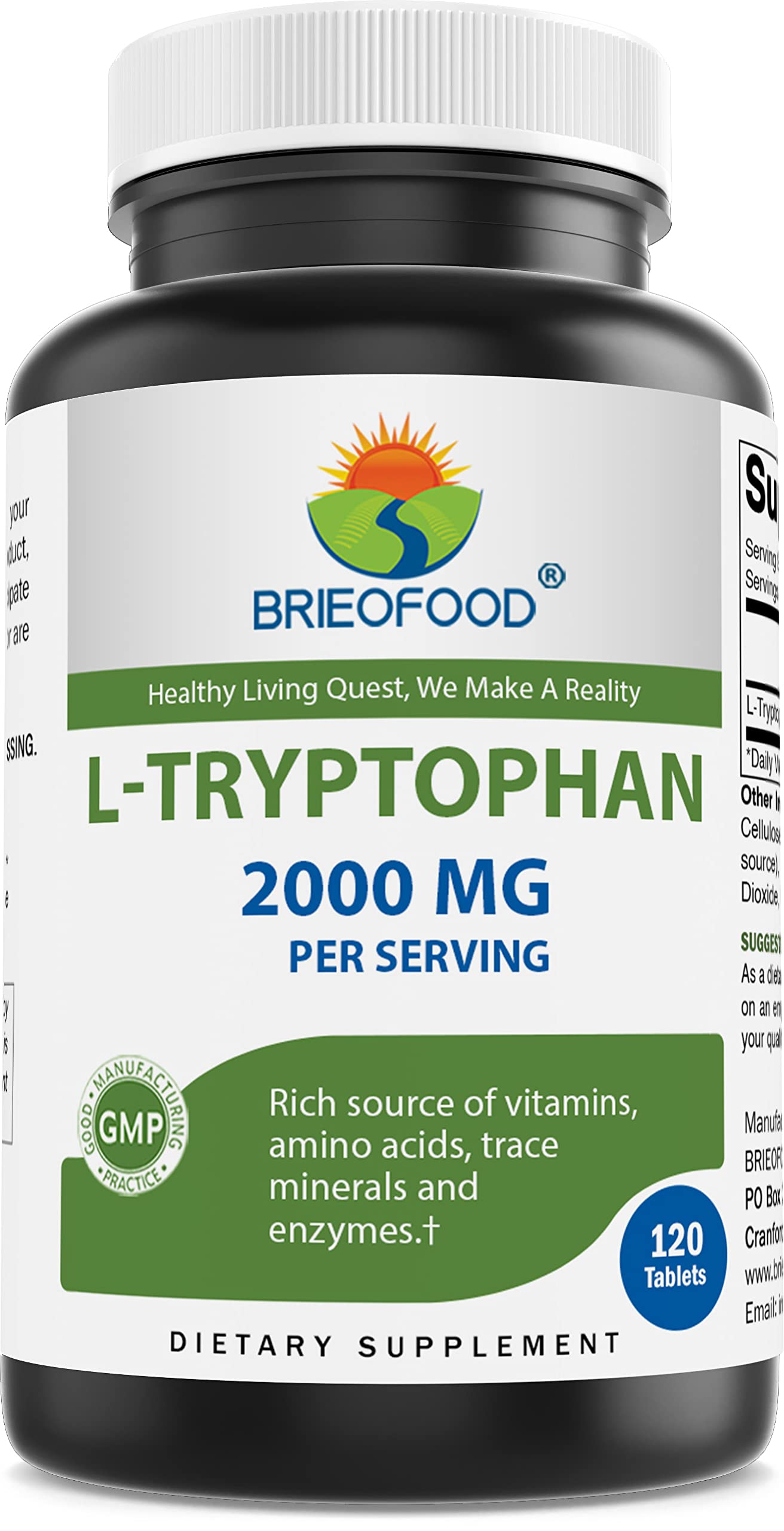 Brieofood L-Tryptophan for mood support