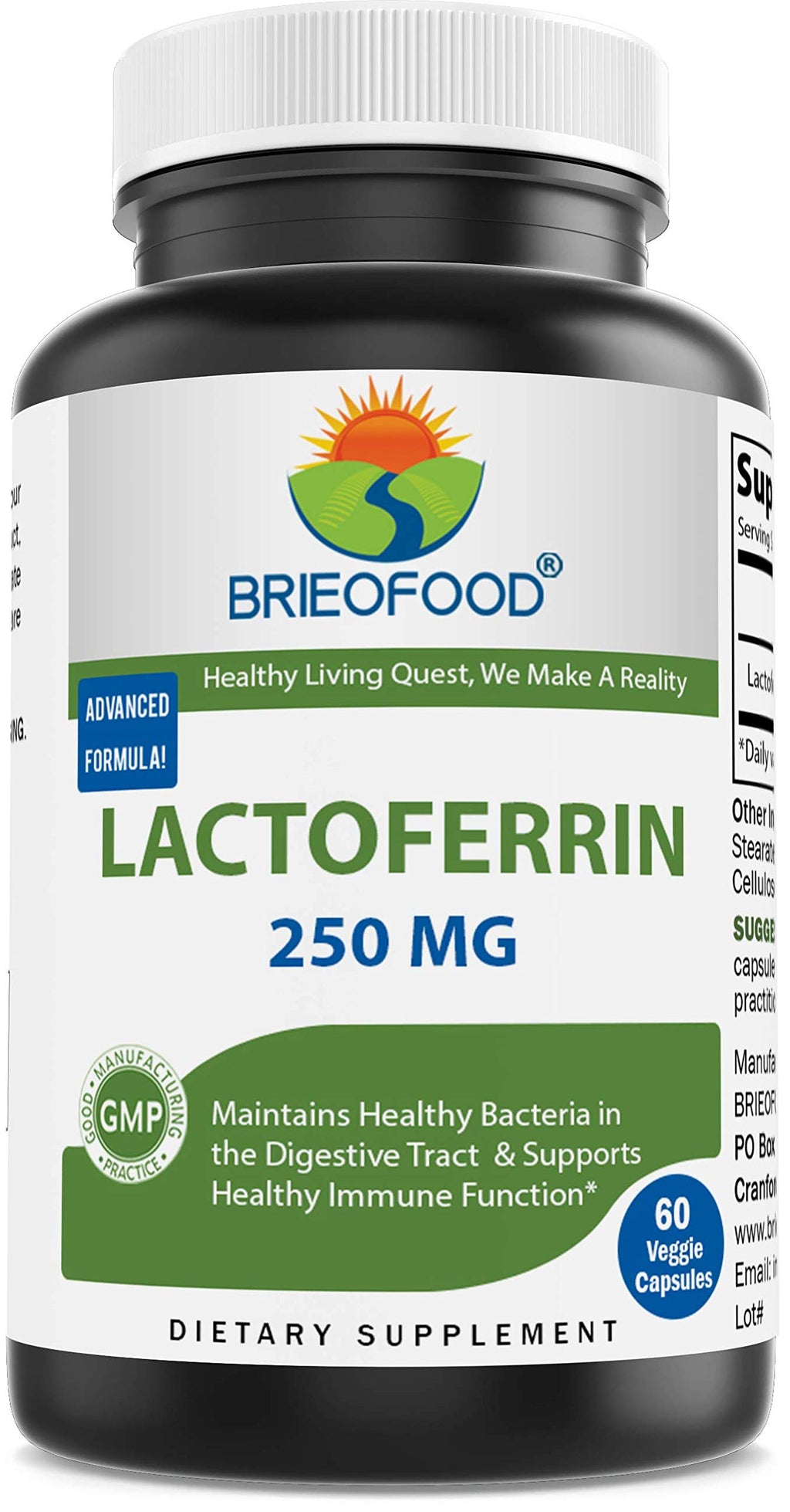 Brieofood Lactoferrin veggie capsules