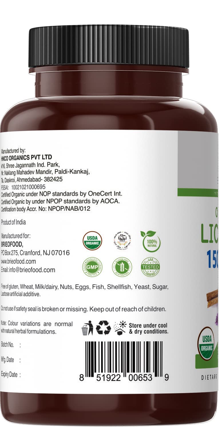 Brieofood licorice for immune support
