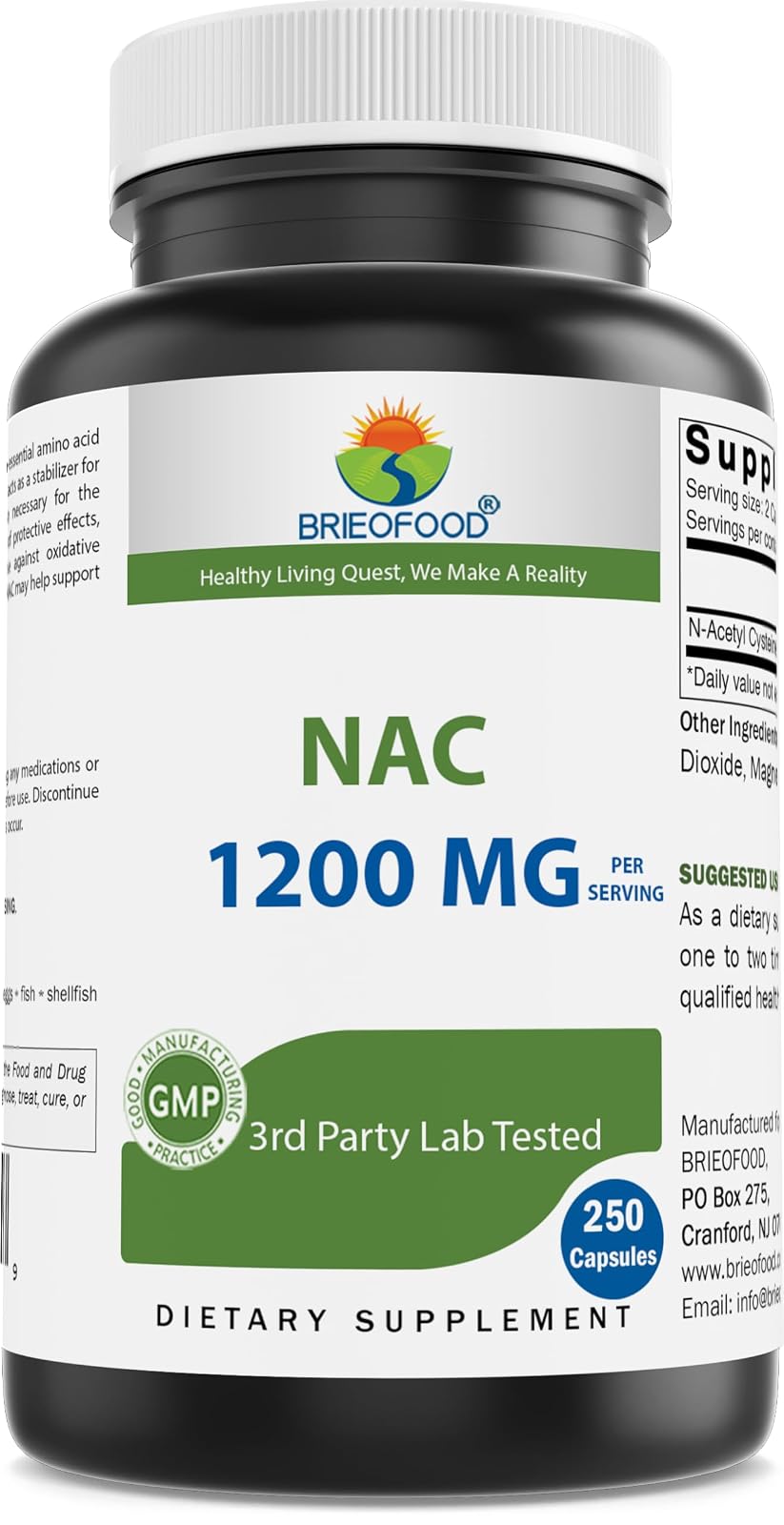Brieofood N-Acetyl Cysteine capsules