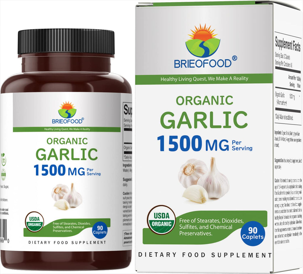 Brieofood organic garlic supplement