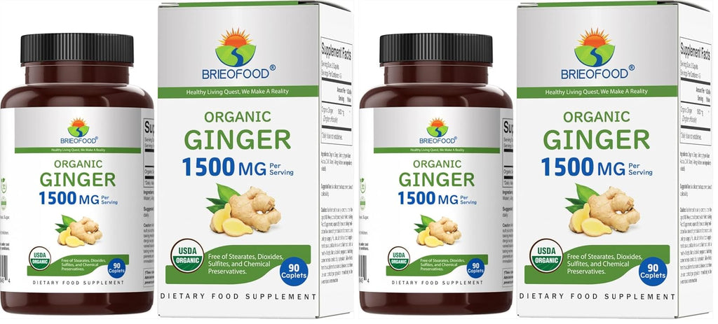 Brieofood organic ginger tea tablets