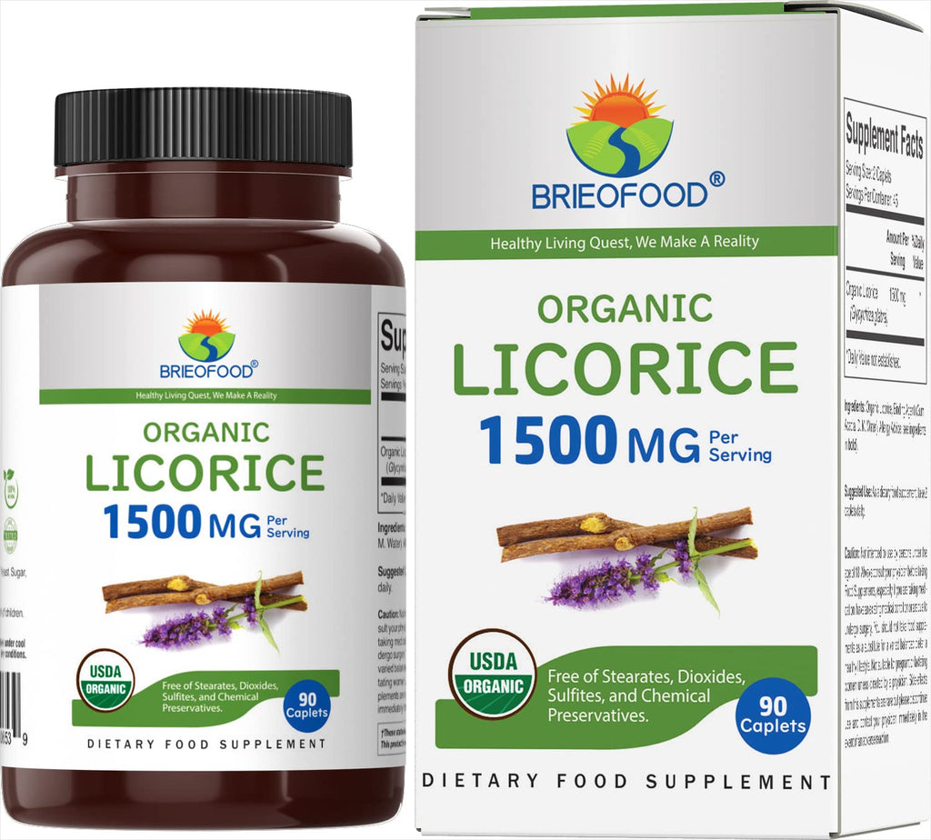 Brieofood organic licorice tablets