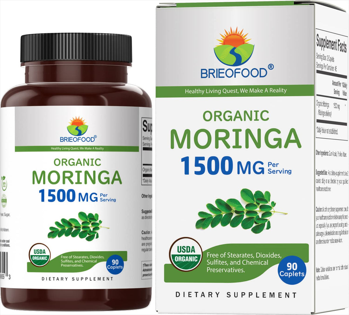 Brieofood organic moringa health benefits