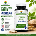Brieofood psyllium husk for gut health