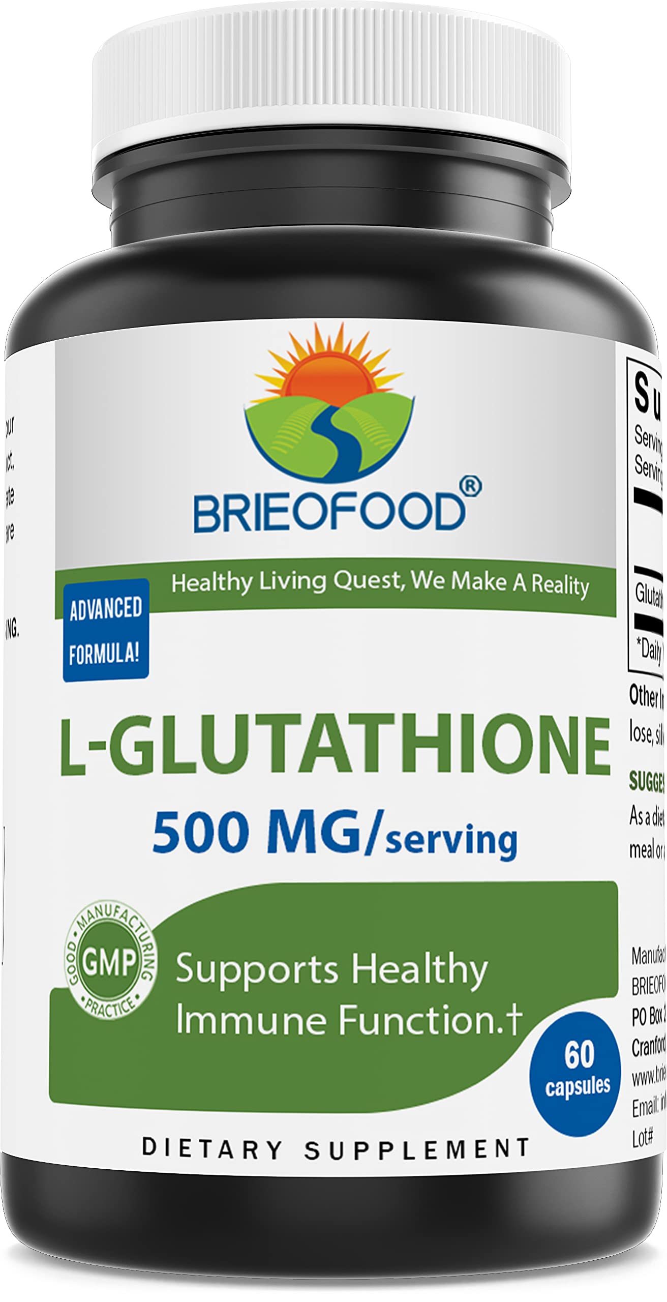 Brieofood reduced glutathione capsules