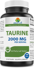 Brieofood Taurine 2000 mg tablets