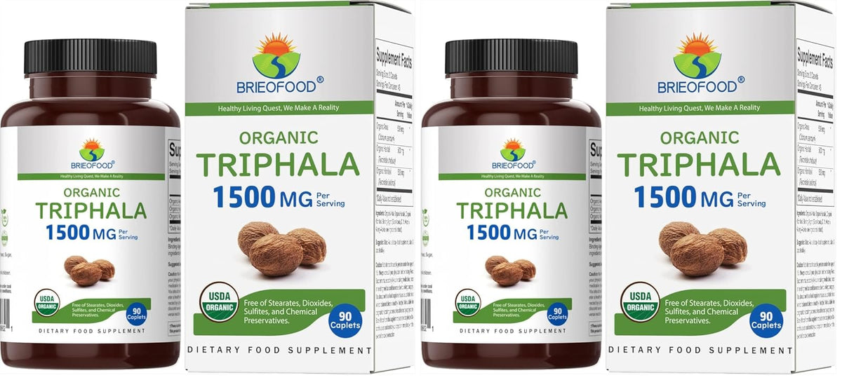 Brieofood Triphala vegetarian tablets