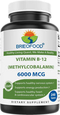 Brieofood vitamin B12 supplement tablets