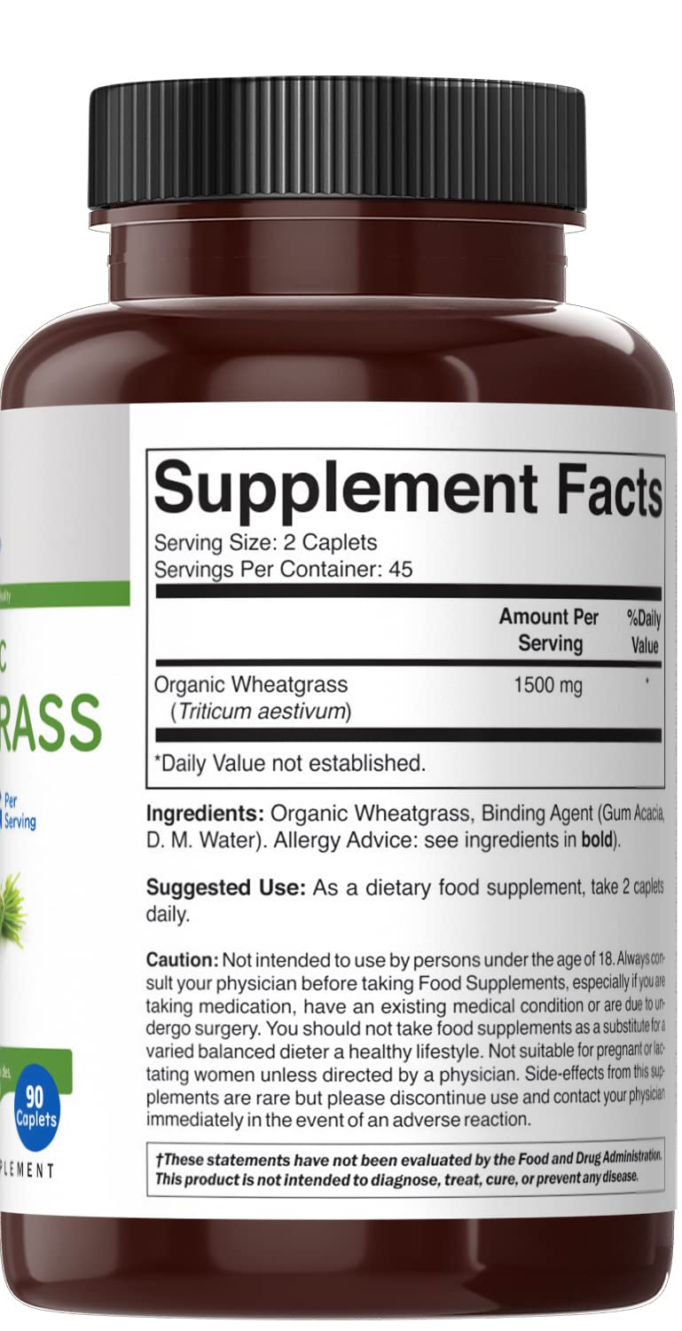 Brieofood wheatgrass for detox support