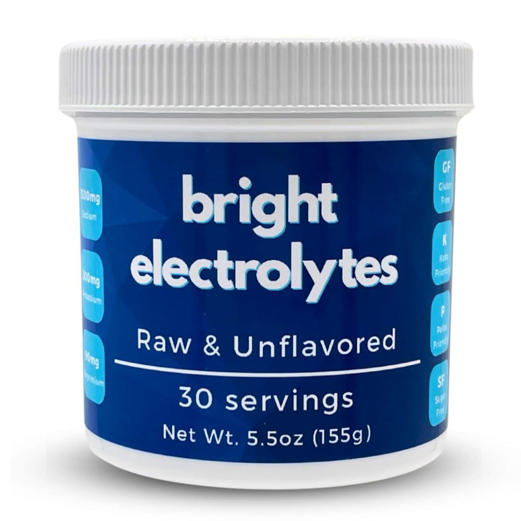 Bright Hydration electrolyte powder jar