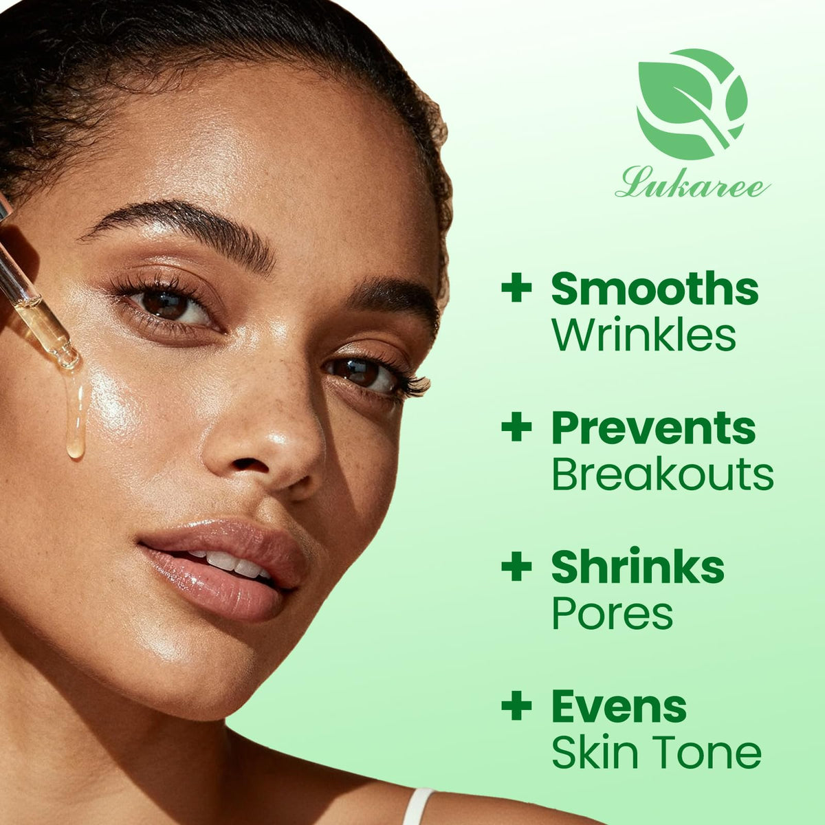 Brightening facial serum with Vitamin C