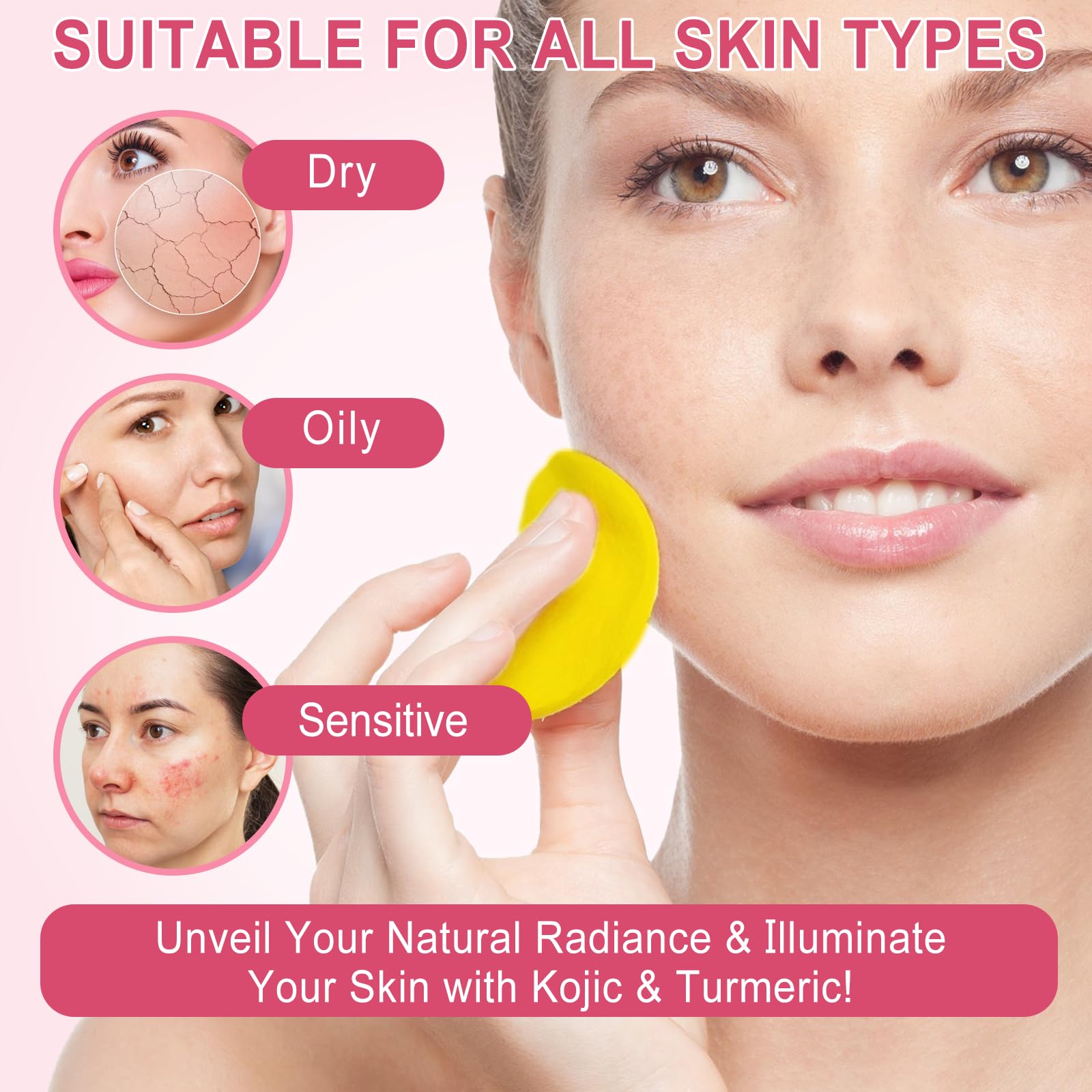 brightening pads with kojic acid