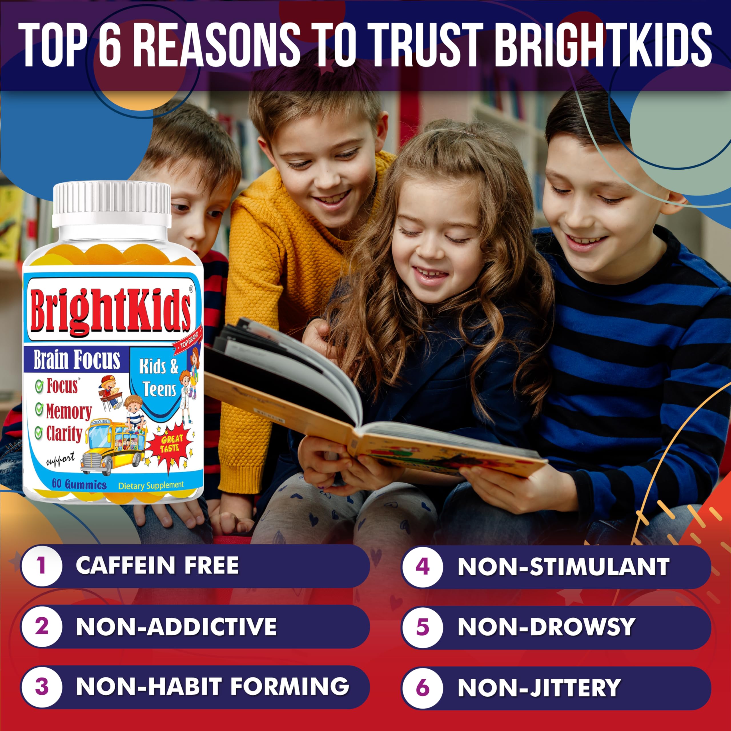 BrightKids brain health gummies