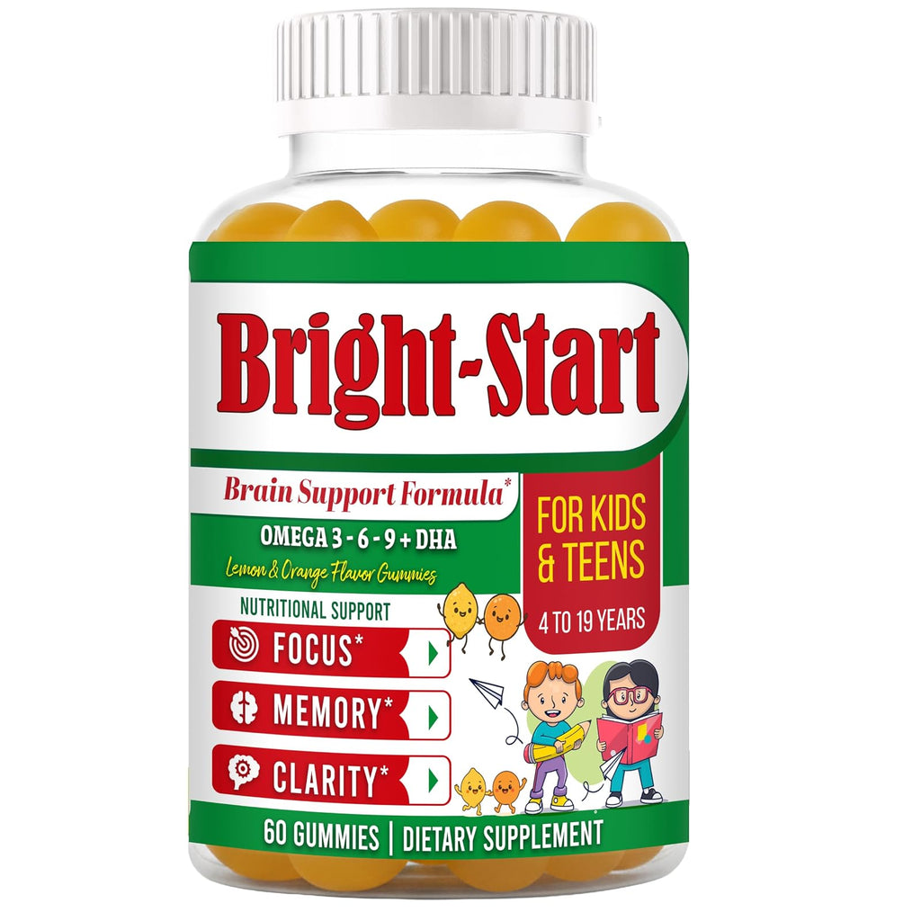 BrightStart Omega 3 DHA gummies for kids