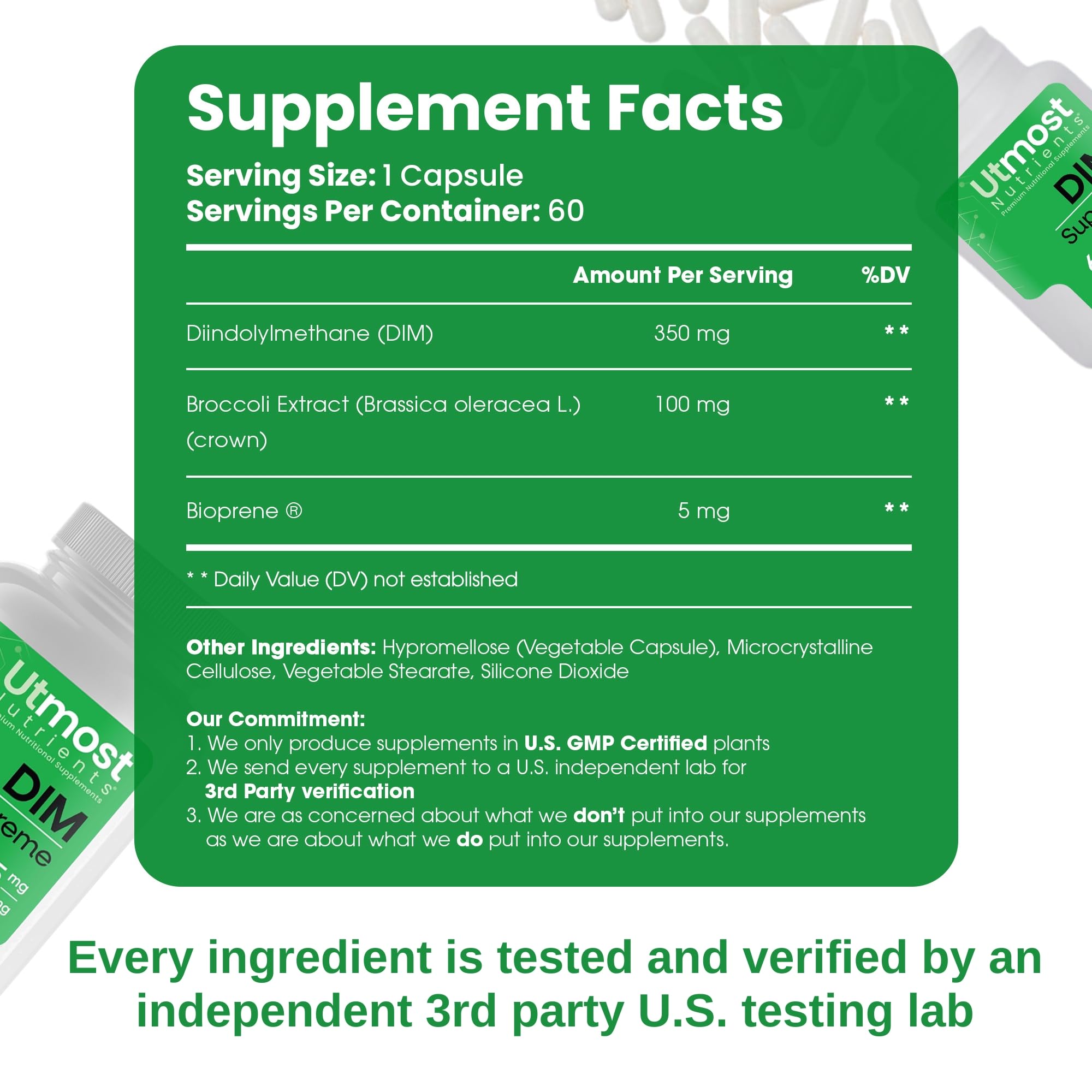 broccoli extract in DIM supplement