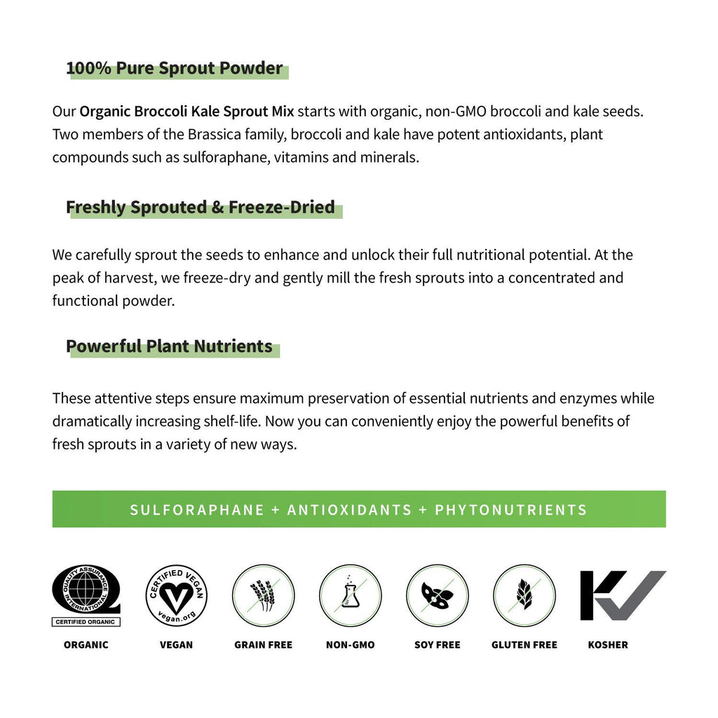 broccoli kale powder for wellness