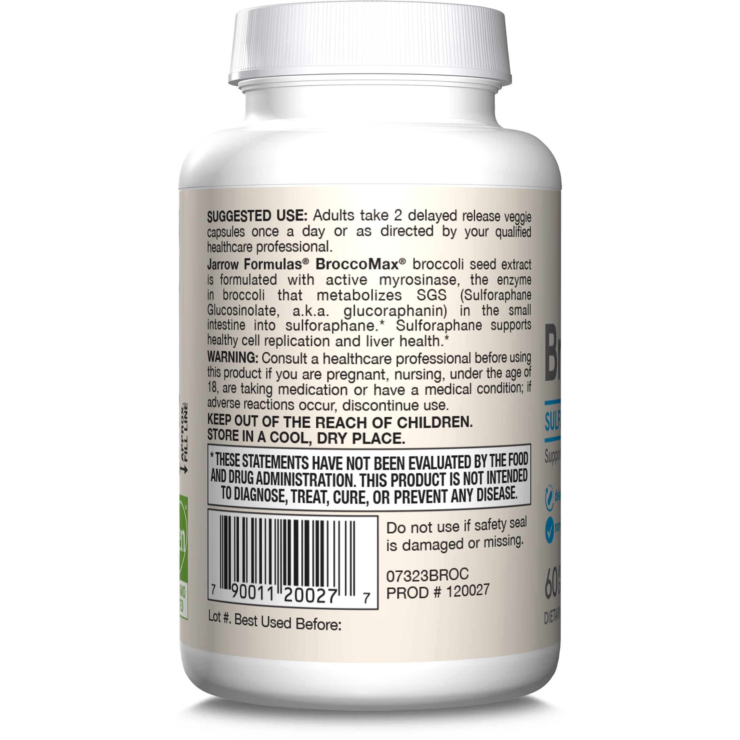 Broccoli seed extract for vitality