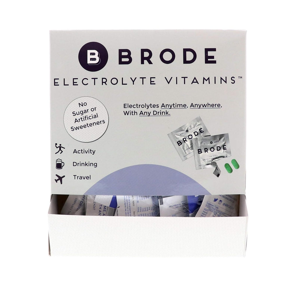 Brode electrolyte tablets for hydration