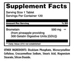 Bromelain 500 mg for digestion