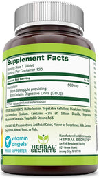 Bromelain 500 mg for digestion