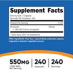 Bromelain 550 mg for digestion support