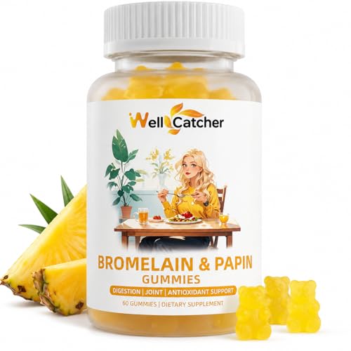 Bromelain and Papain gummies for digestion