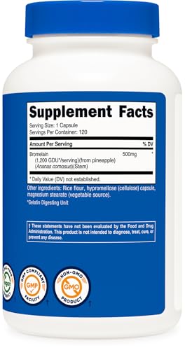 bromelain capsules for healthy digestion