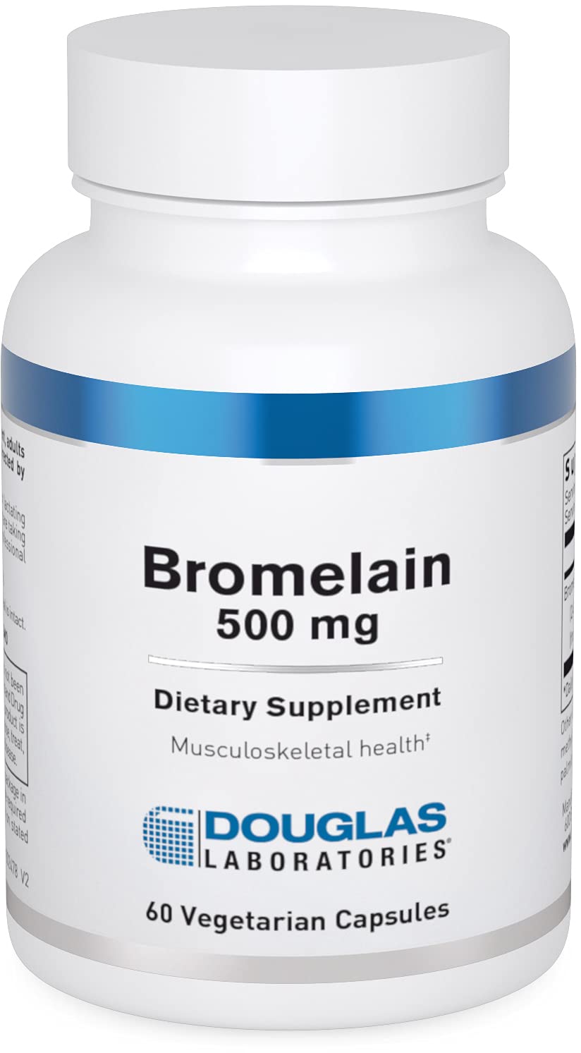 Bromelain digestive enzymes for bloating relief