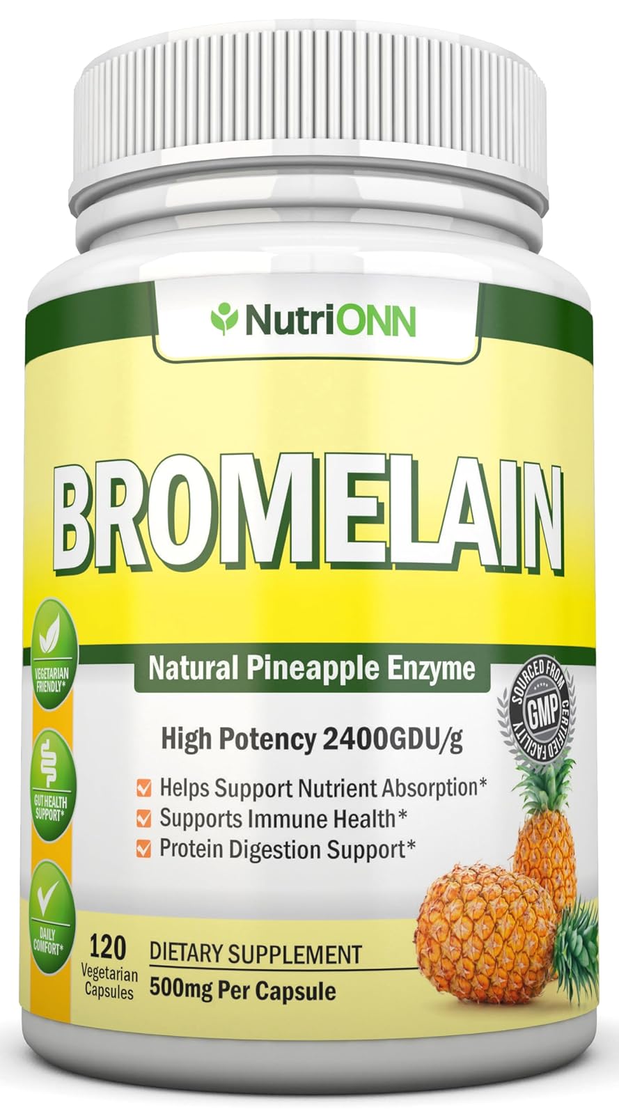 Bromelain digestive enzymes for digestion