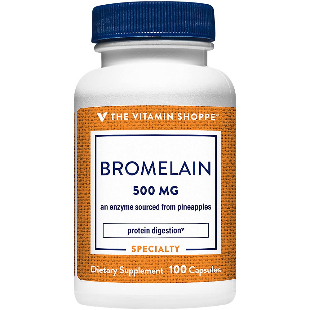 Bromelain digestive enzymes supplement