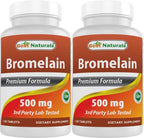 Bromelain digestive enzymes supplement