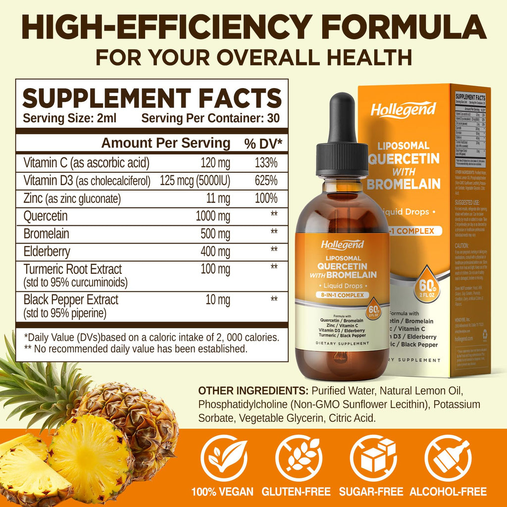 Bromelain enhanced vitamin C