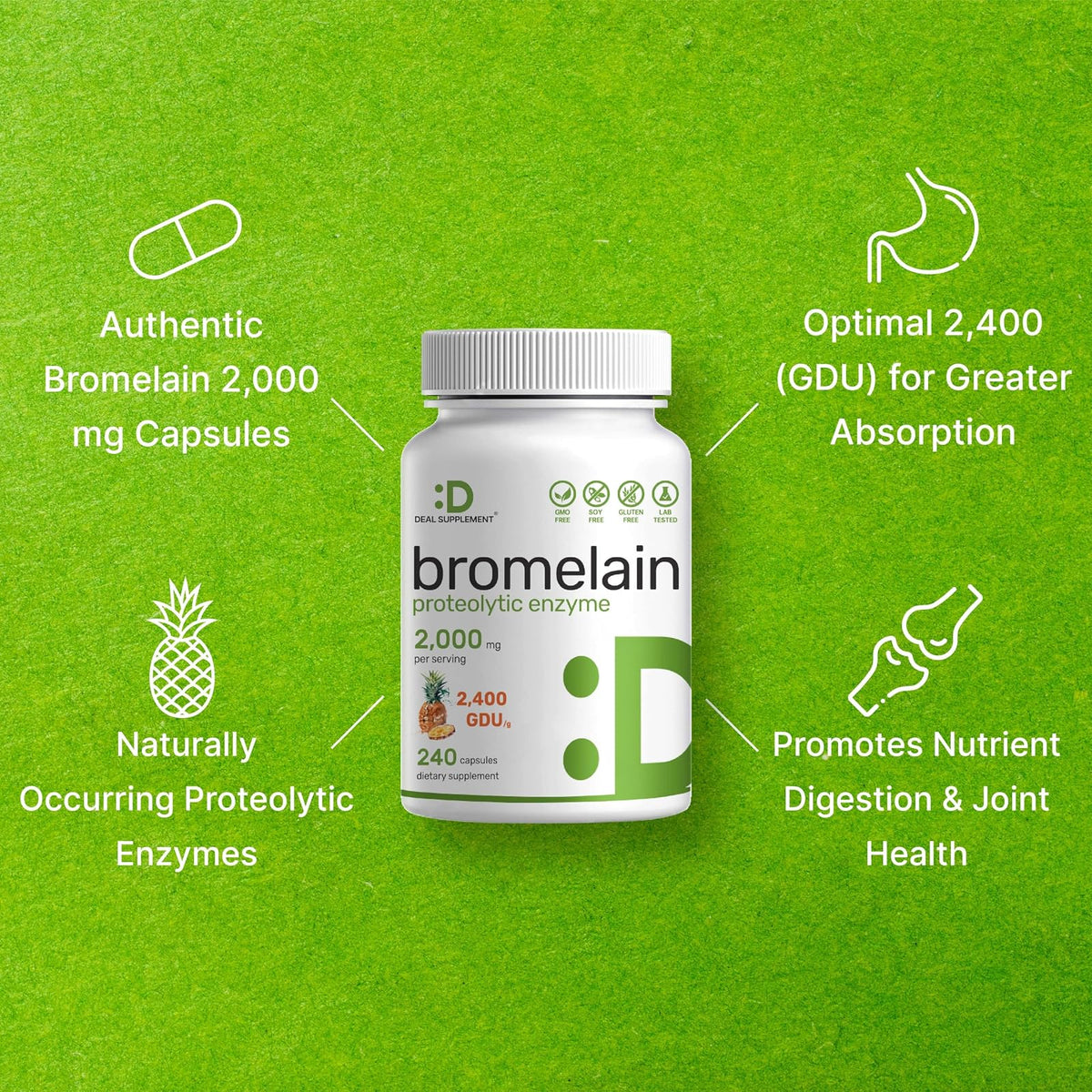Bromelain for improved digestion