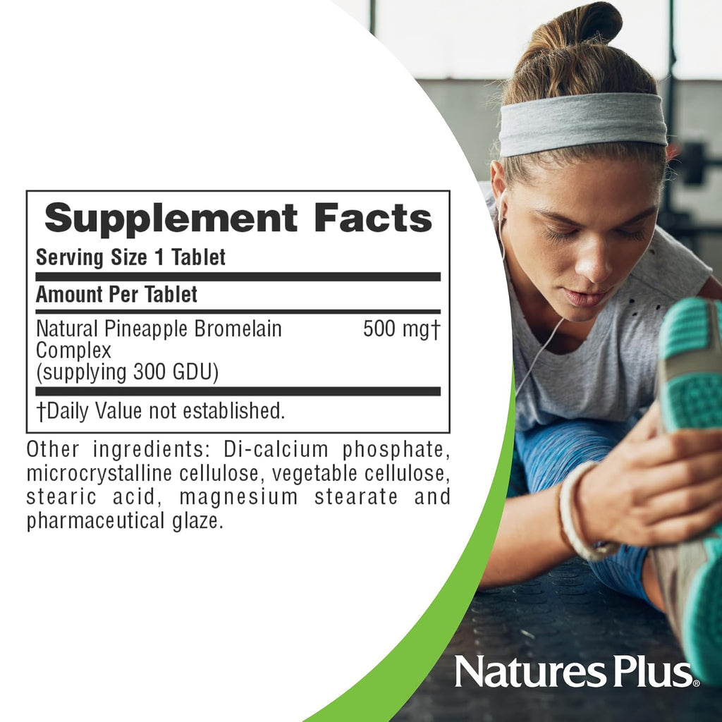 Bromelain tablets for digestive comfort