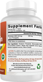 Bromelain tablets for digestive support