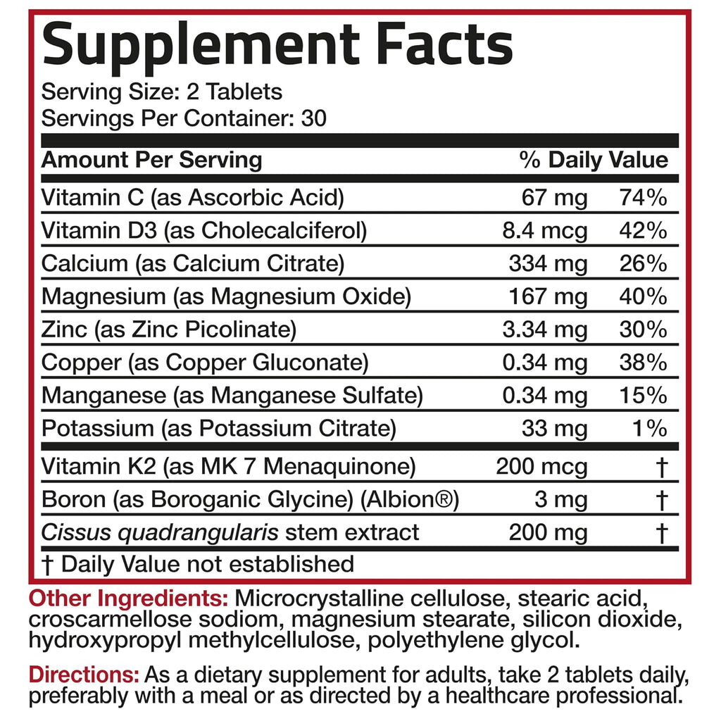Bronson 200 mcg vitamin K tablets
