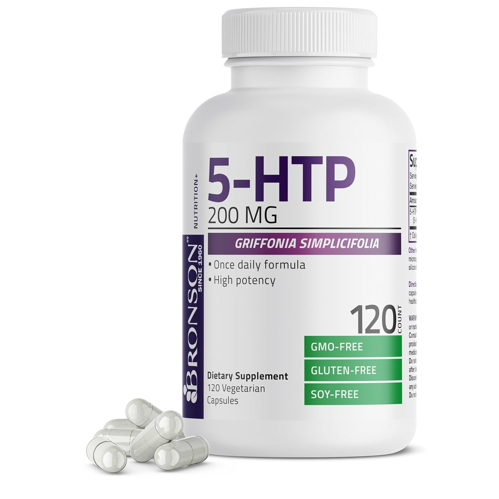 Bronson 5-HTP vegetarian capsules