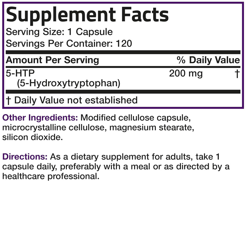Bronson 5-HTP vegetarian formula