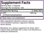 Bronson 5-HTP vegetarian formula