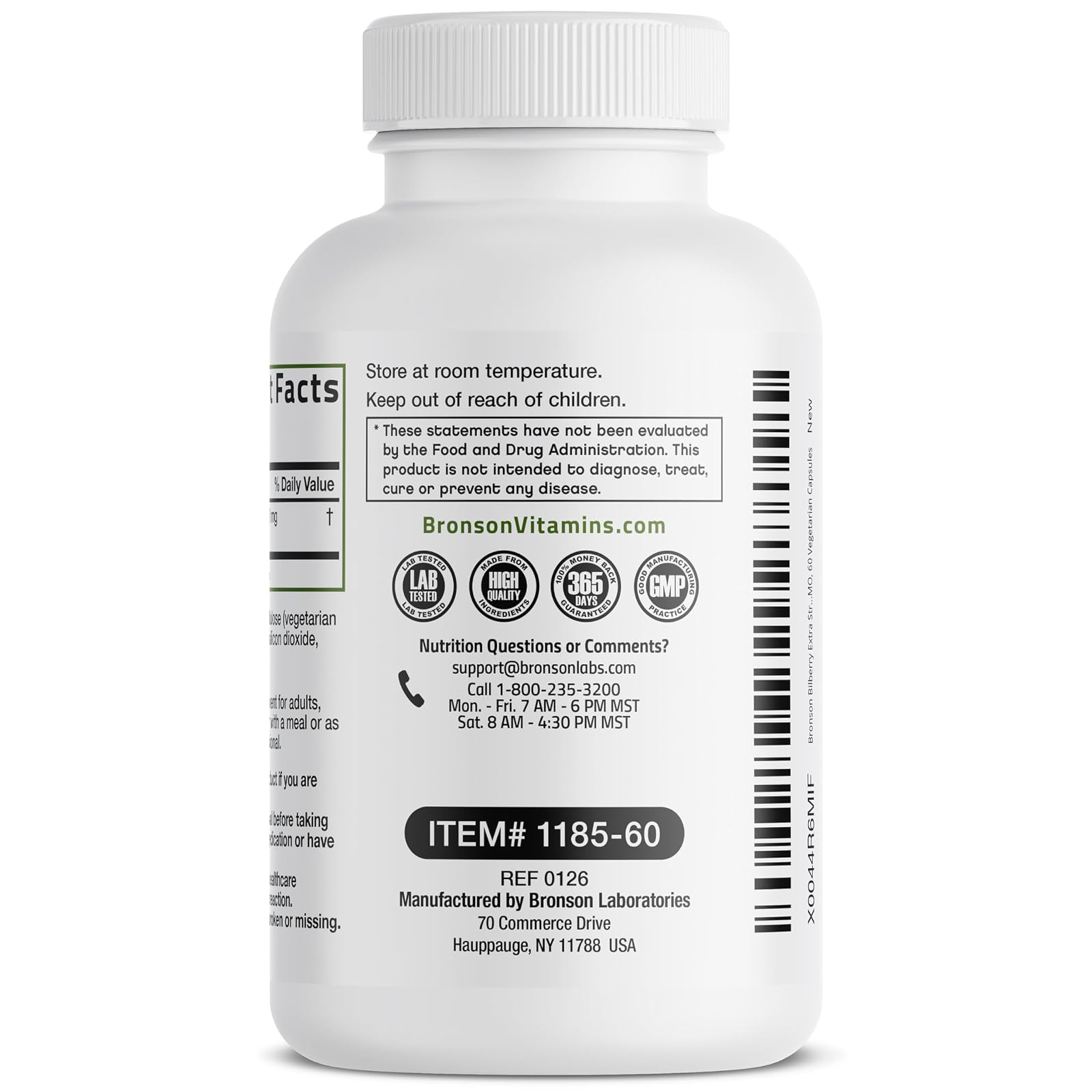 Bronson 500 mg bilberry extract