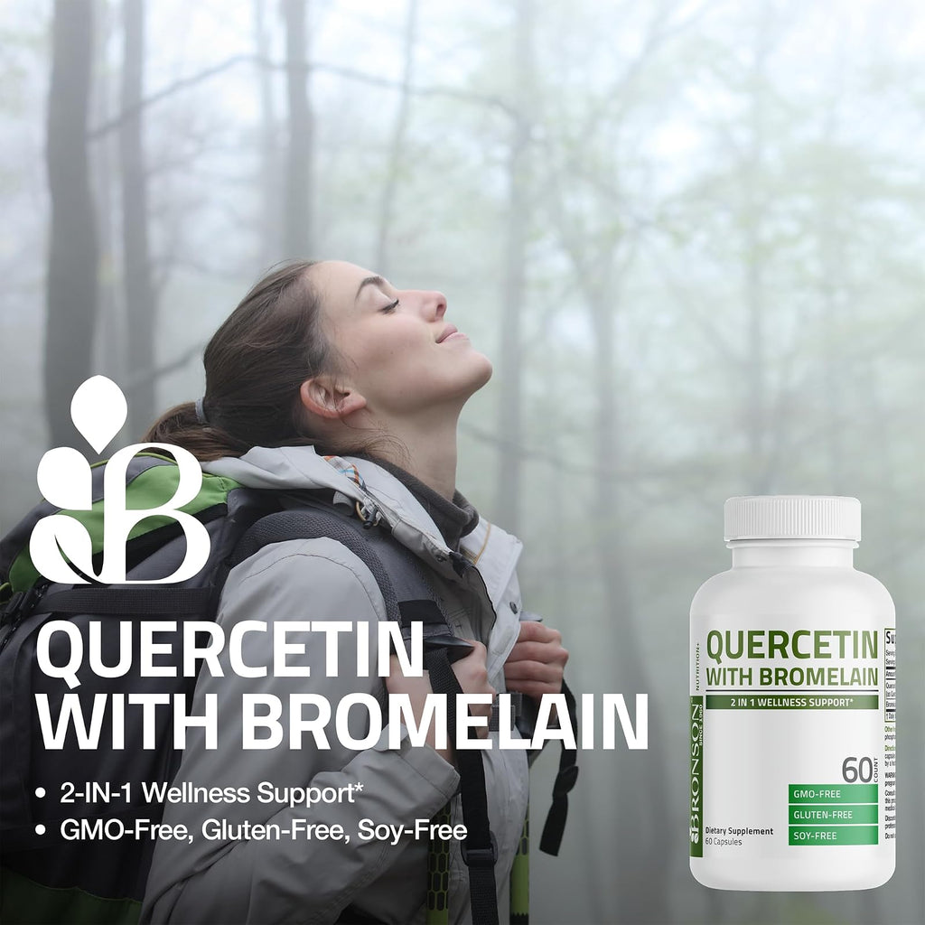 Bronson 500 mg Quercetin for seasonal allergies