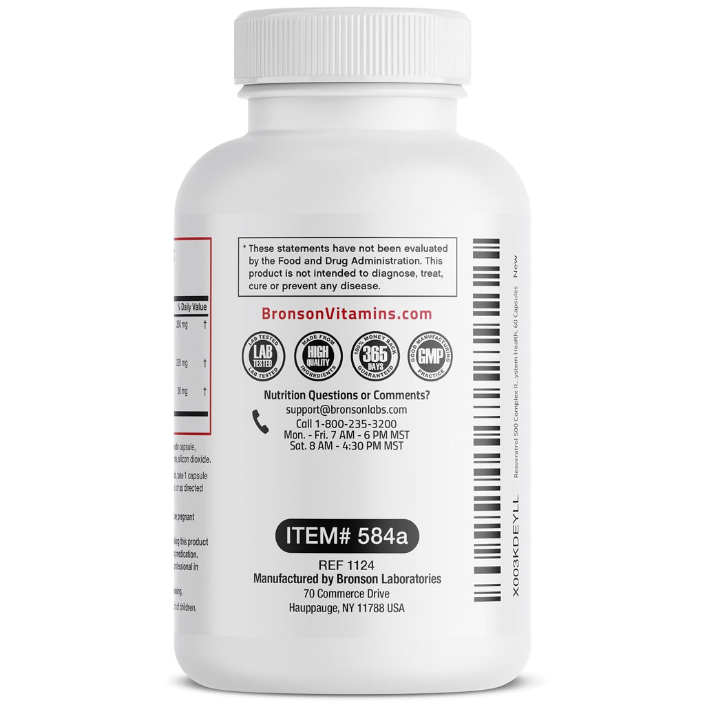 Bronson antioxidant capsules for energy