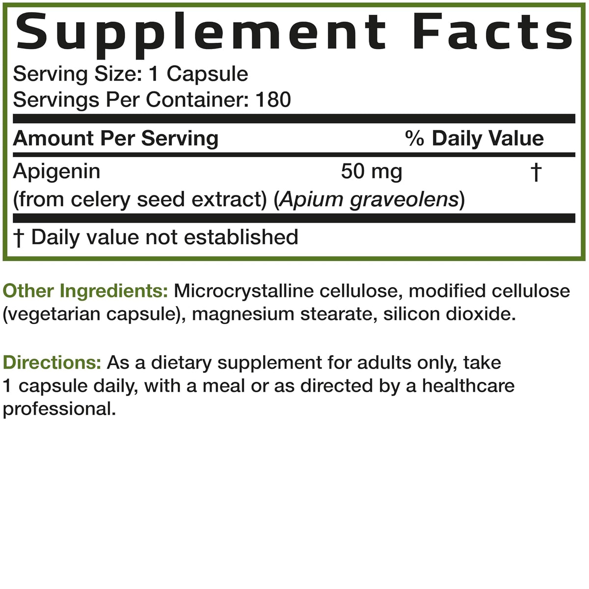 Bronson Apigenin immune support