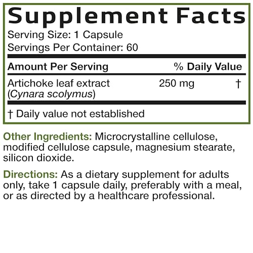 Bronson artichoke for enhanced nutrient absorption