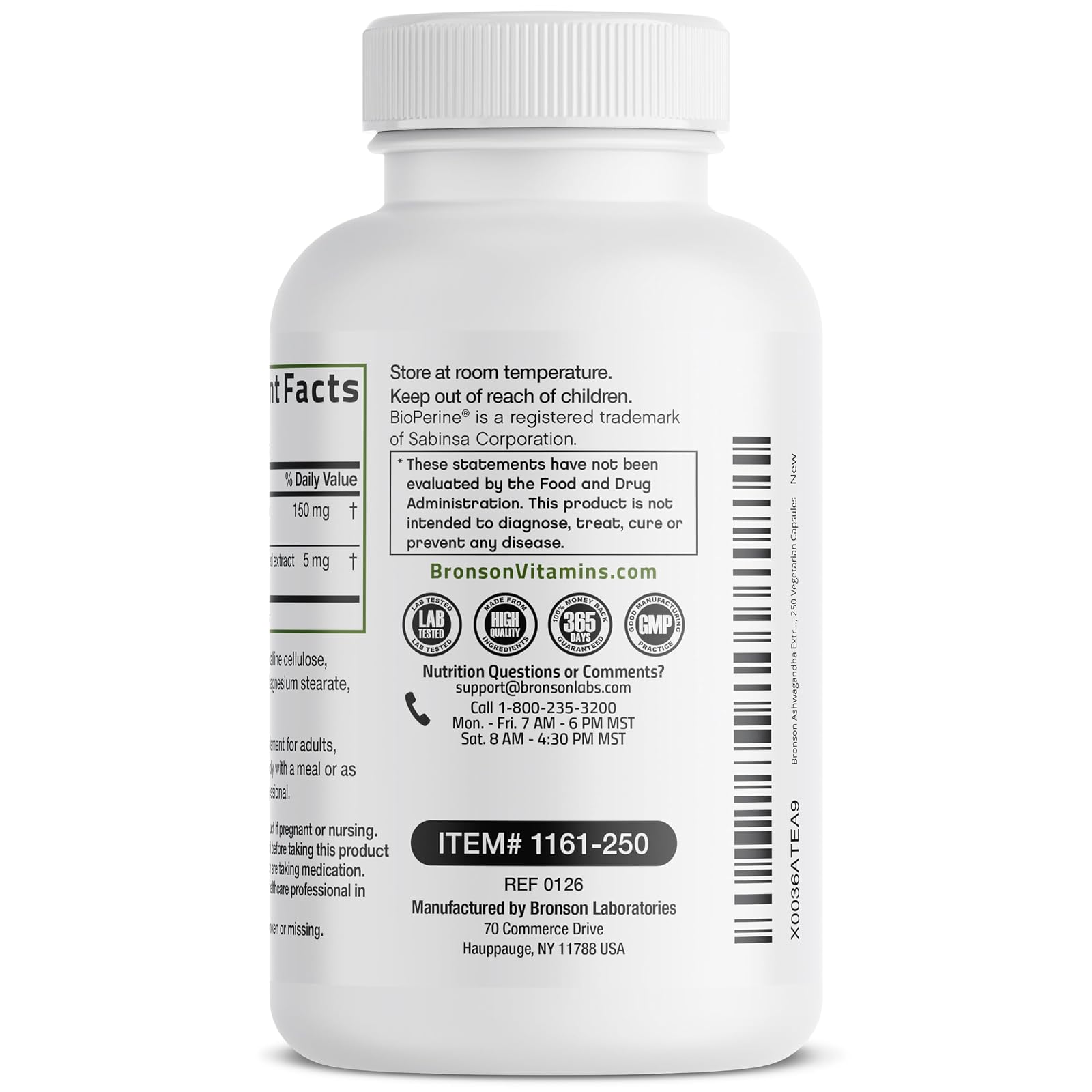 Bronson ashwagandha for daily vitality